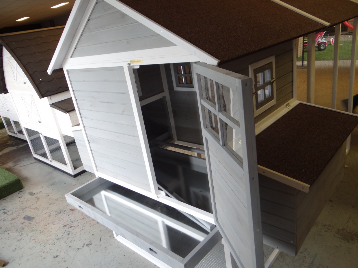 Groot konijnenhok Royalty | 257x197x187cm